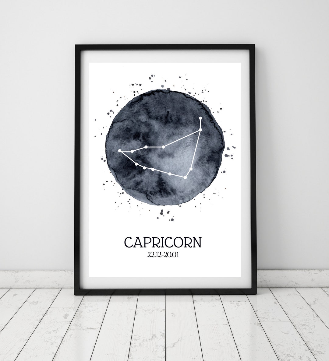 Custom Astrology Print With Zodiac Constellation. Personalized ...