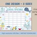 Ocean Theme School Timetable Instant Download. Printable Back to School ...