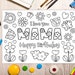 Printable Coloring Birthday Card for Mama. Cute Mom Birthday Card DIY ...