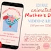 Animated Mother's Day Card Template. Editable Mothers Day Video Card ...