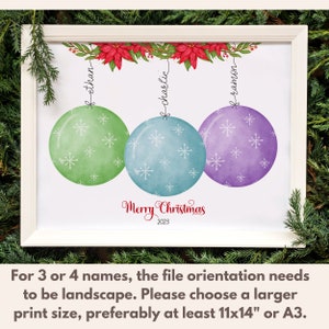 Personalized Christmas Handprint Art Keepsake Gift Digital Download DIY ...