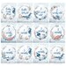Sea Life Baby Milestone Cards Instant Download. Printable Ocean Baby ...