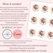 Printable Mother's Day Circle Sticker Gift Tag Template. Editable ...