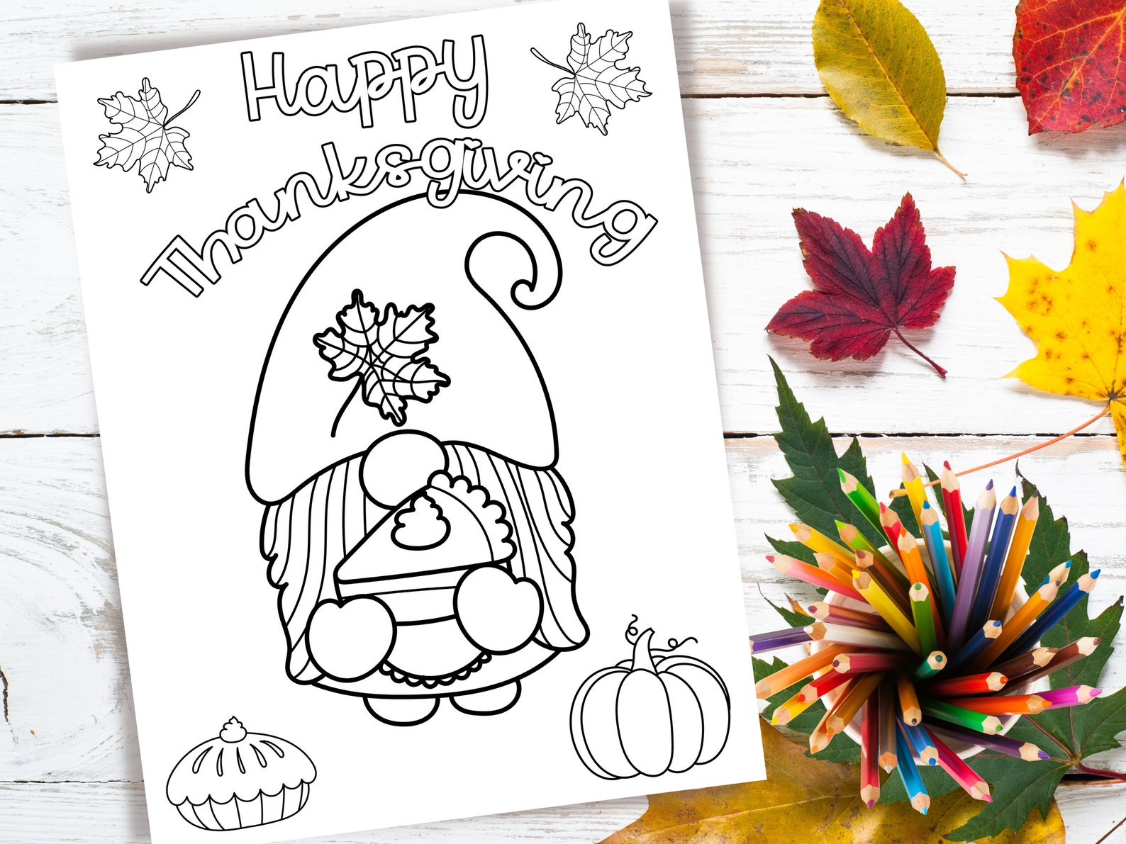 Kids Thanksgiving Printable Activity and Coloring Pages Pack - Etsy