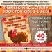 Turkey Coloring Card | Printable Thanksgiving DIY Activity (digital ...