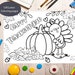 Printable Thanksgiving Turkey Coloring Card and Coloring Page for Kids ...