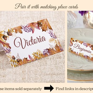 Editable Thanksgiving Menu Template. Friendsgiving Dinner Menu Canva ...