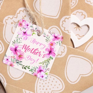 Printable Mothers Day Gift Tags Instant Download. Round and - Etsy