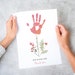 Personalized Mother's Day Handprint Art, Mom Birthday Gift | Gift for ...