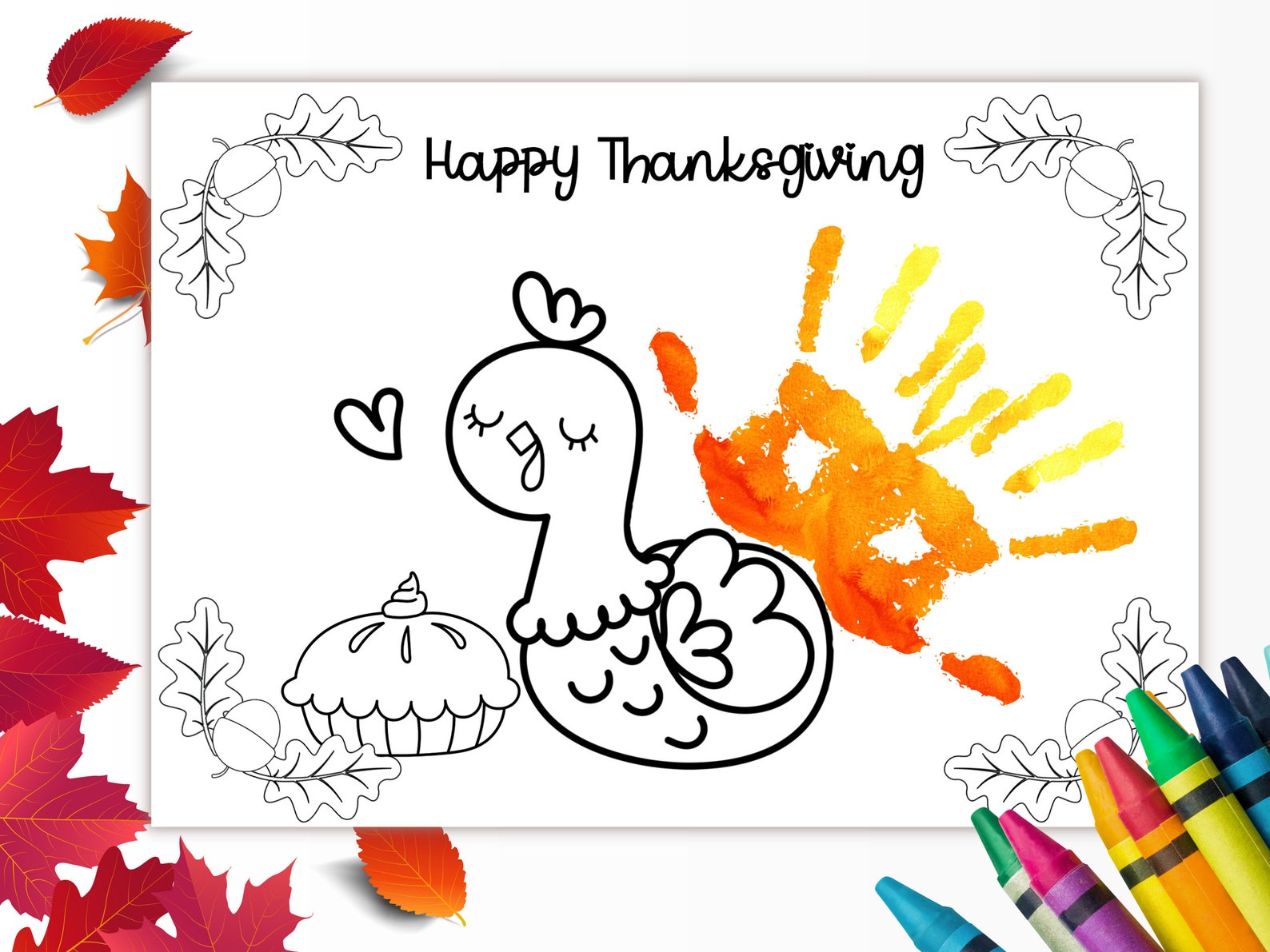Kids Thanksgiving Printable Activity and Coloring Pages Pack - Etsy