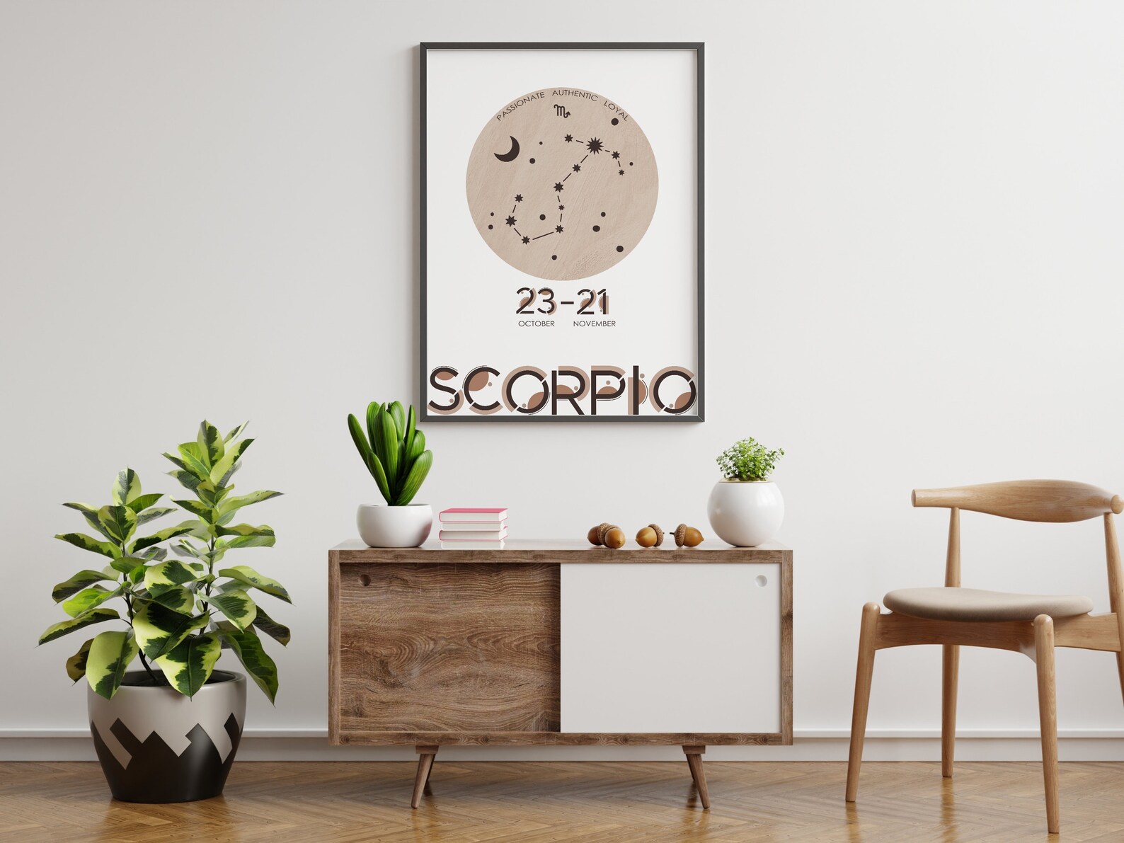 Scorpio Printable Zodiac Sign Poster. Digital DOWNLOAD Scorpio - Etsy