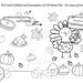 Turkey Coloring Card | Printable Thanksgiving DIY Activity (digital ...