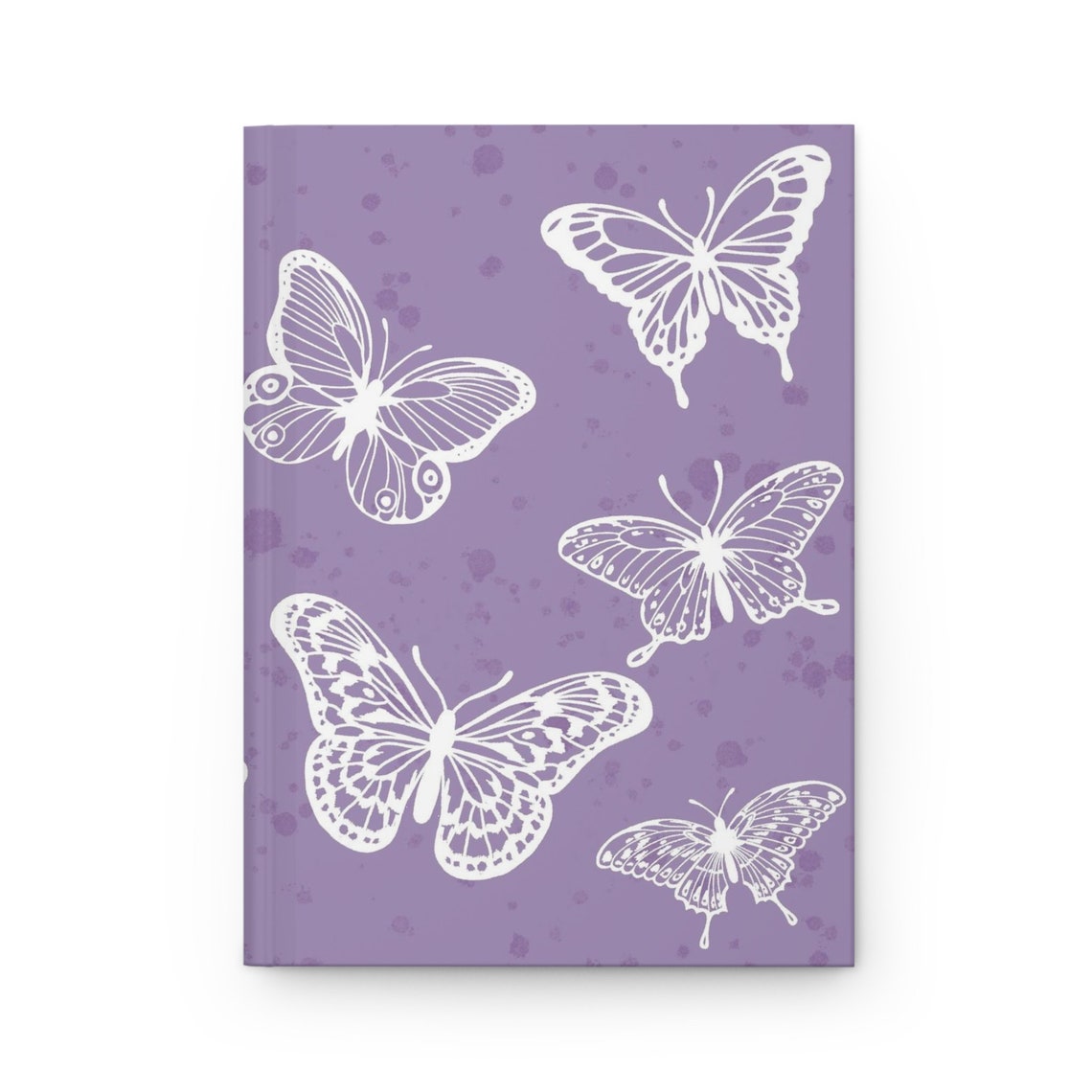Butterfly Notebook - Purple Hardcover Journal Matte - Etsy