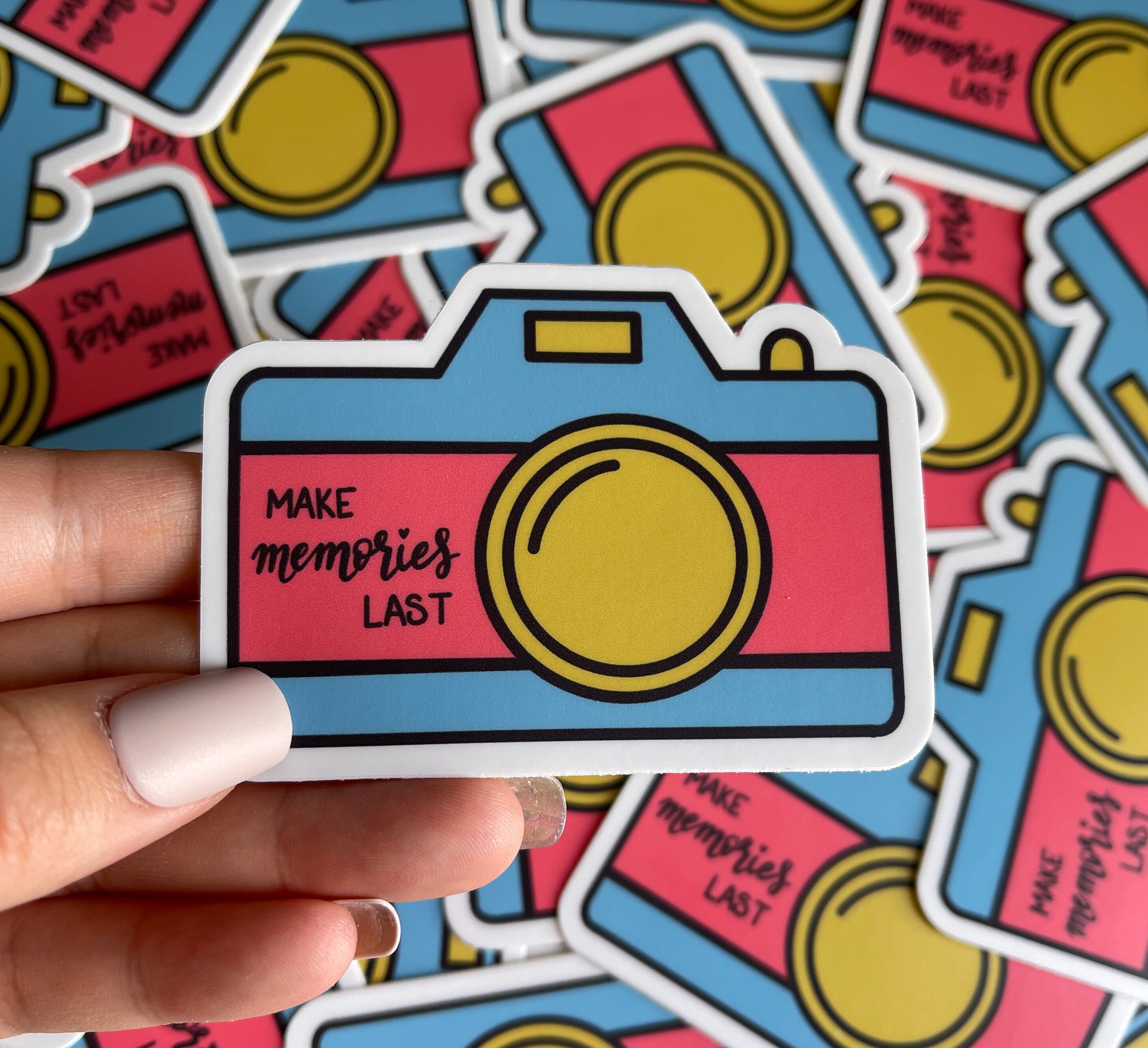 Memories Camera Sticker | Etsy