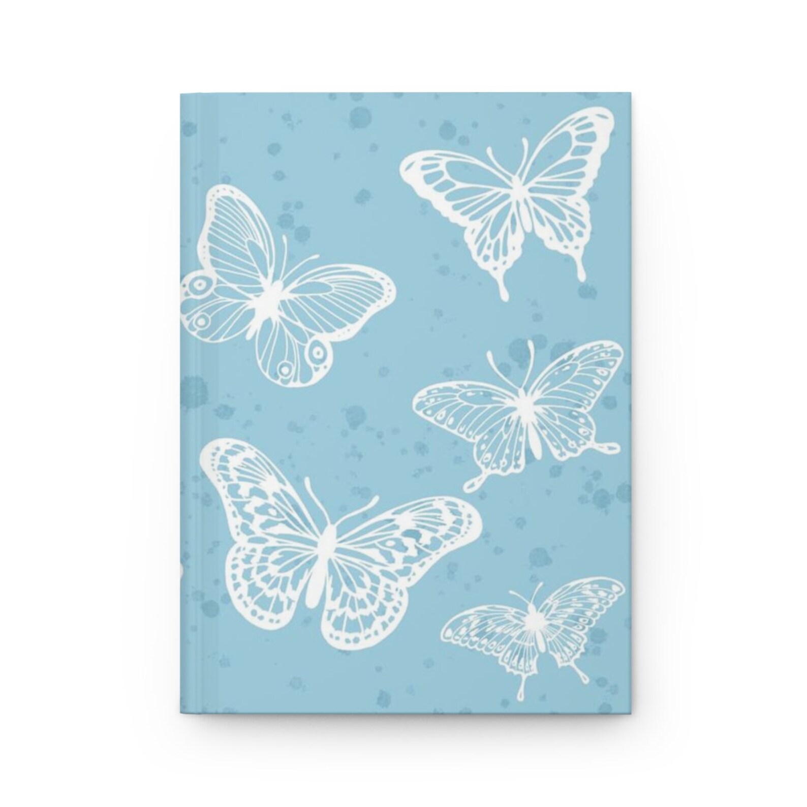 Butterfly Notebook - Blue Hardcover Journal Matte - Etsy