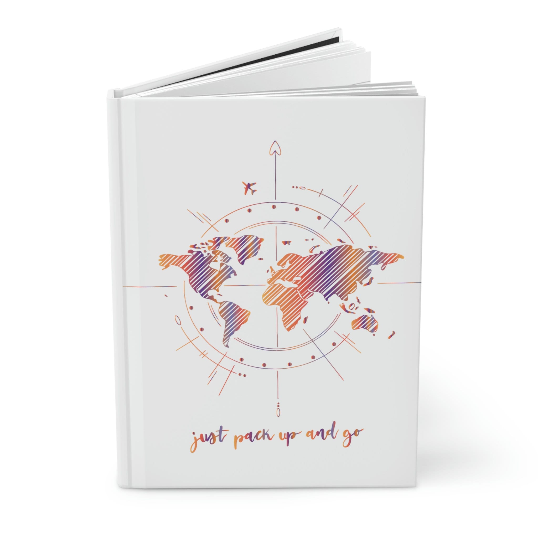 World Map Notebook - Line Art - White Hardcover Journal Matte - Etsy