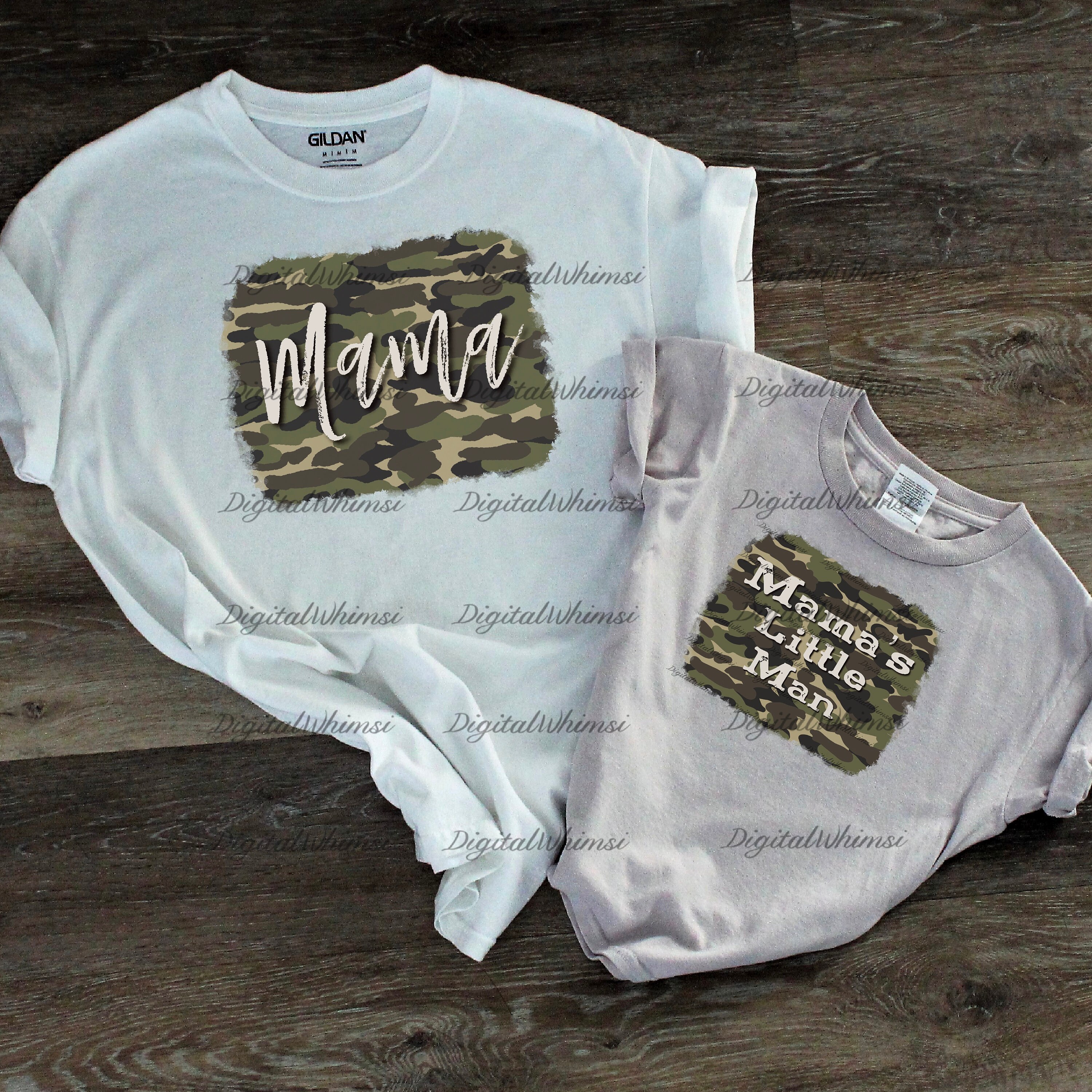 Camo Mama, Mama’s Little Man, 2 PNG Files, Digital Downloads - Etsy