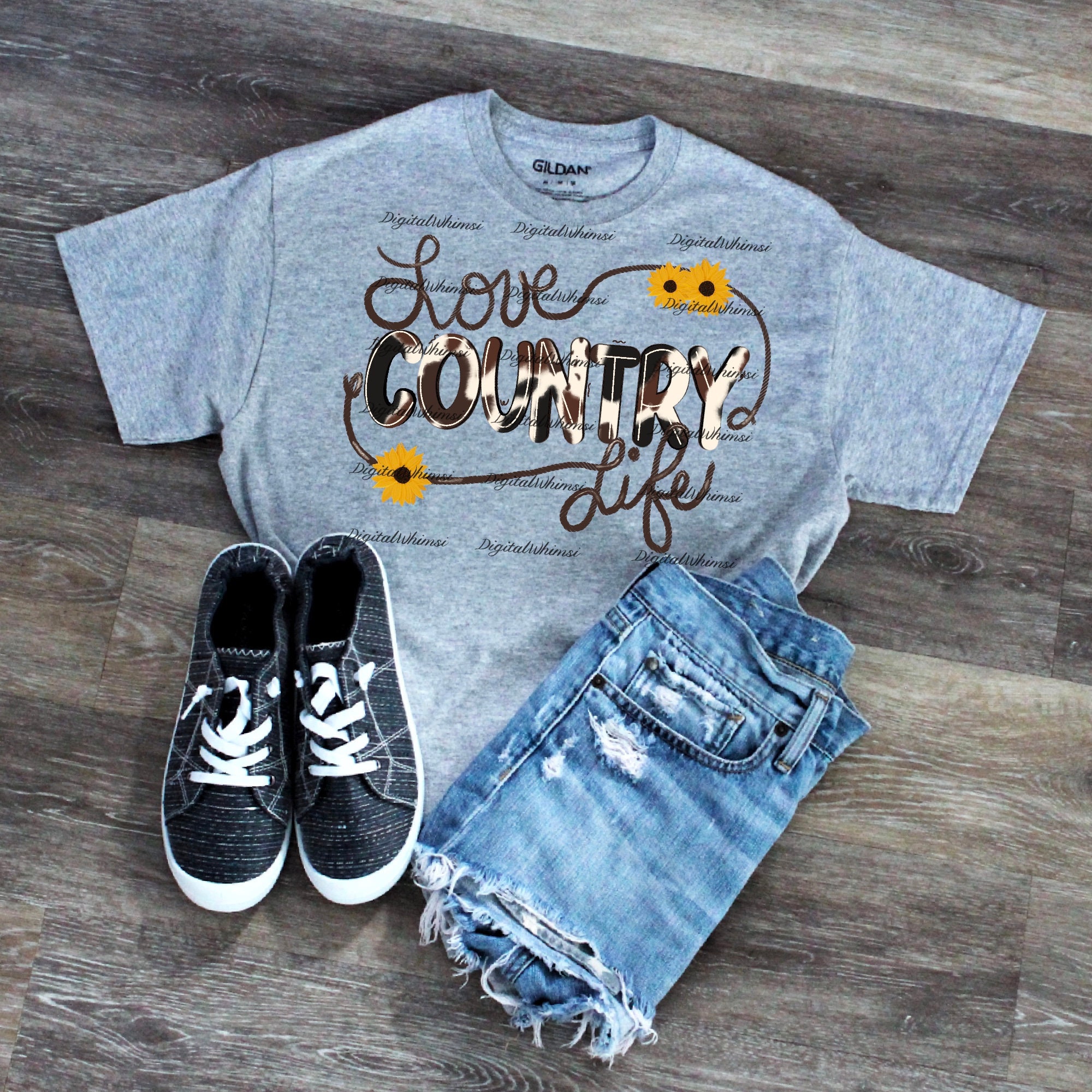 Love Country Life, Impresión de vacas, Impresión animal, Girasoles ...