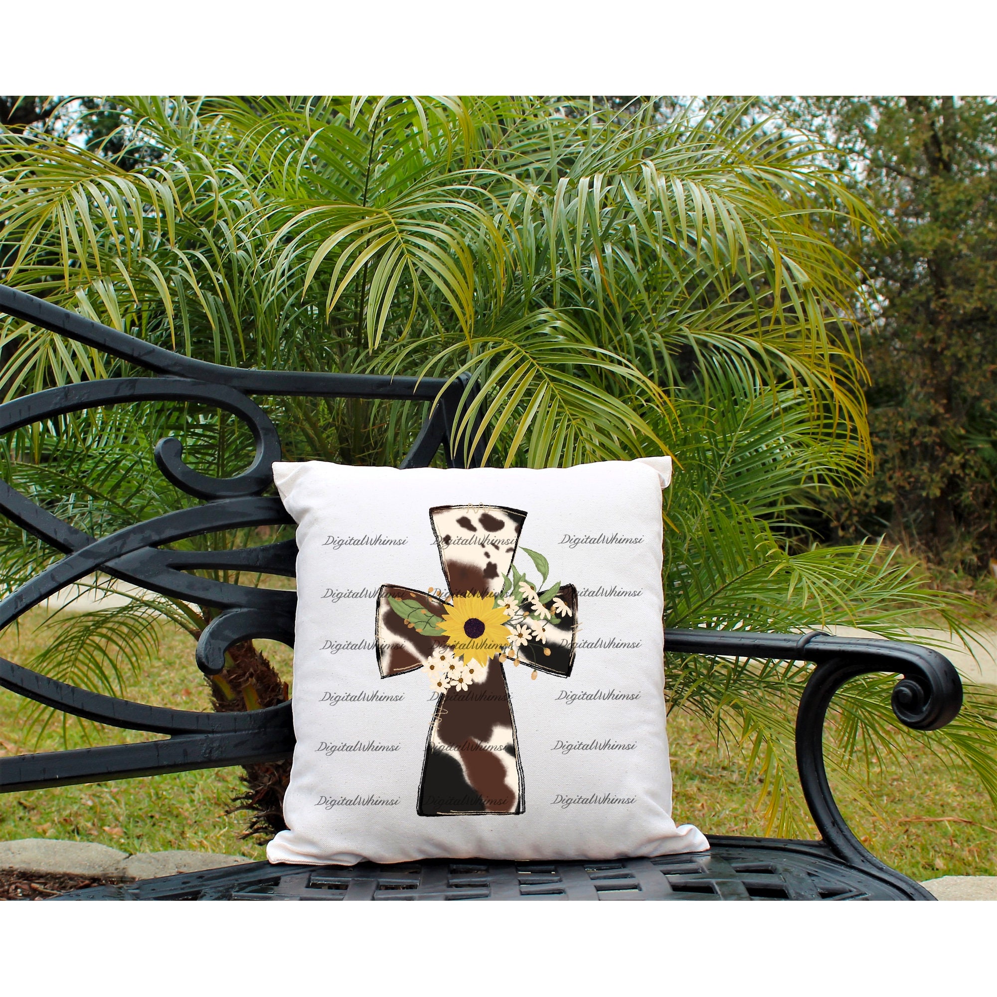 Cross Cross Cross Sunflowers Daisies Pascua Spring Time - Etsy España