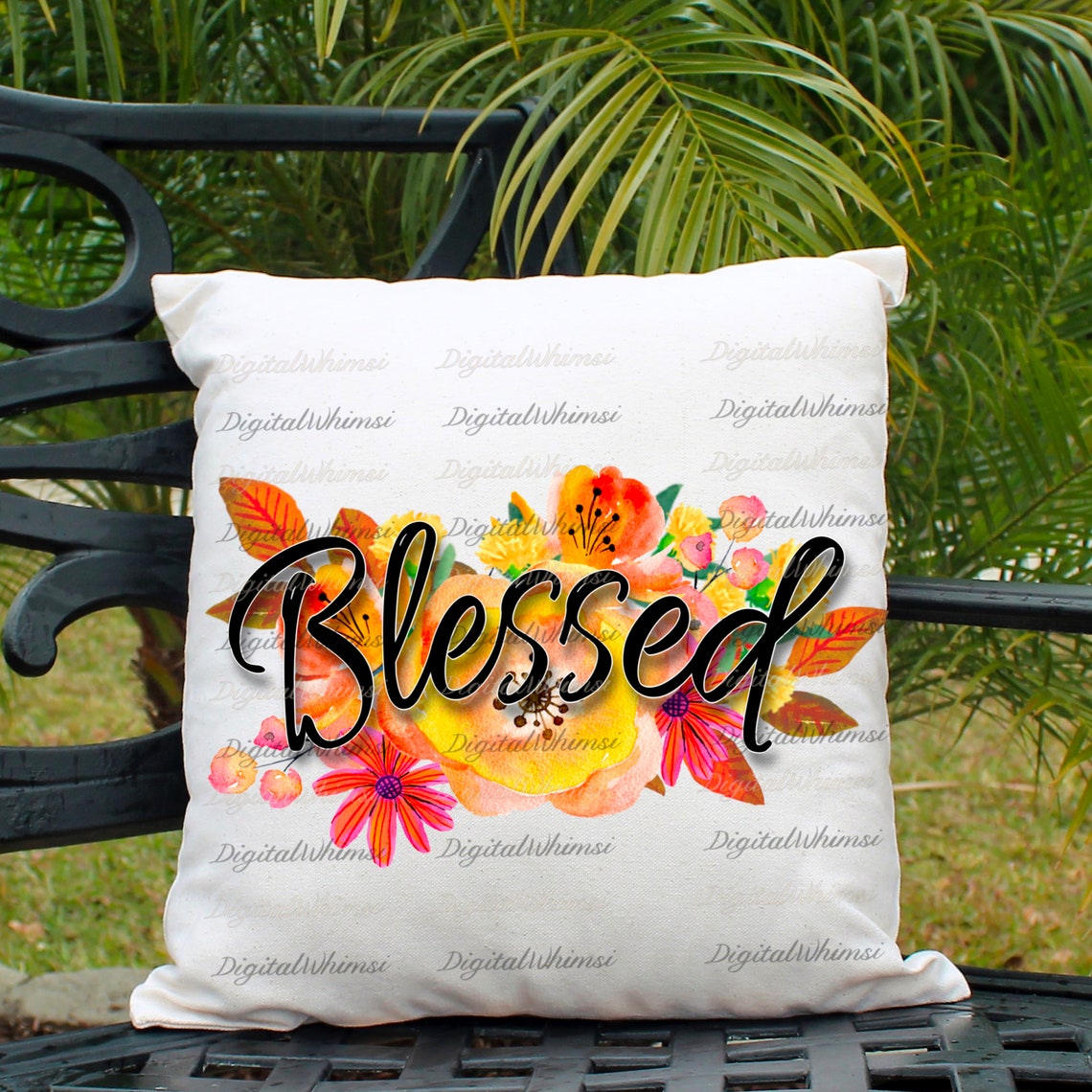 Blessed Fall Floral PNG - Etsy