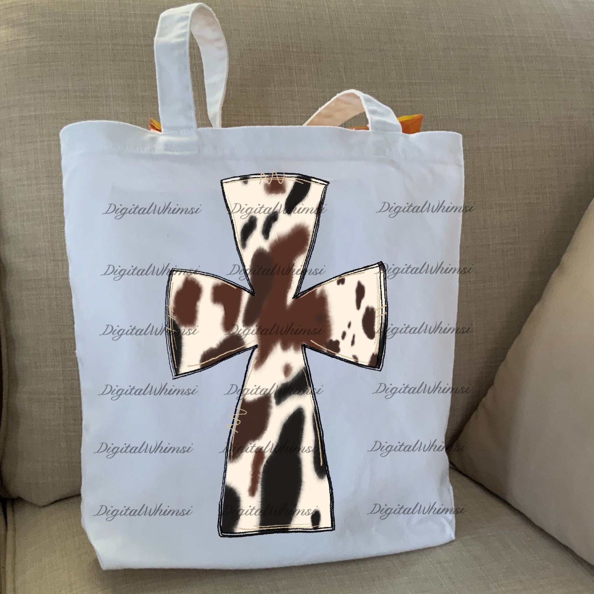 Cross, Cow Print Cross, Country Cross, Animal Print Cross PNG ...