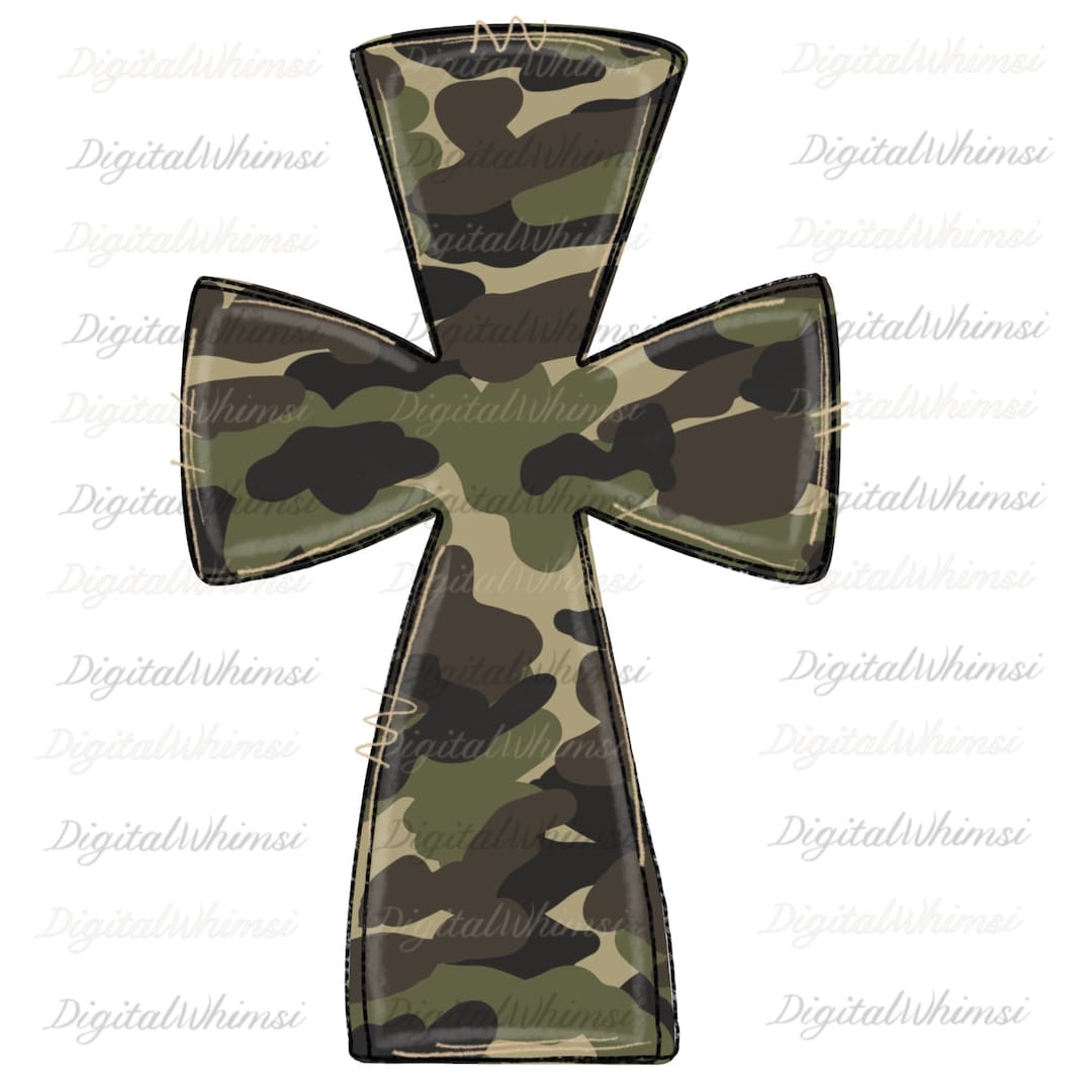 Camo Cross PNG, Camouflage Cross PNG, Military Cross PNG, Easter Cross ...