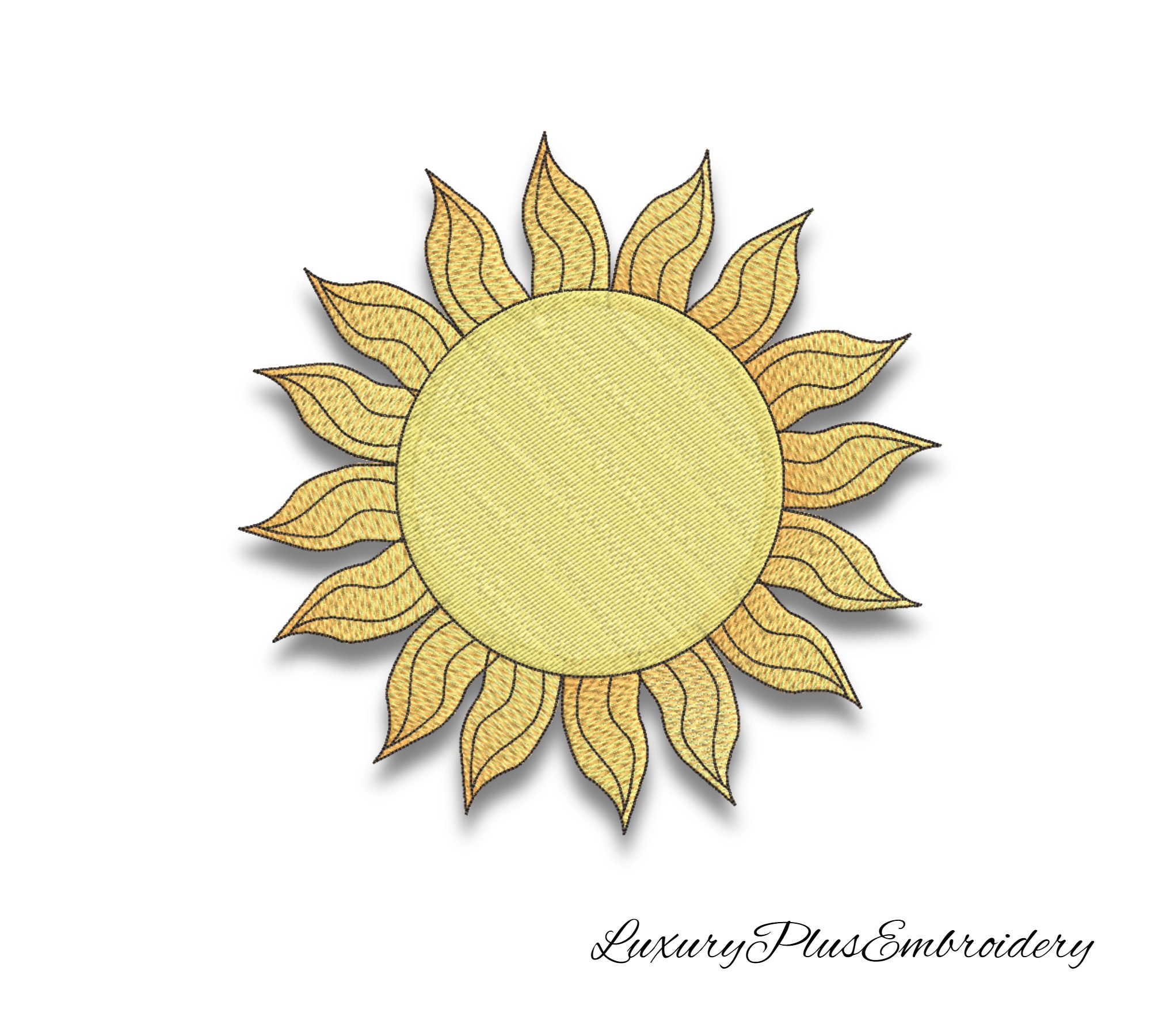 Sun Embroidery Machine Designs Pes Instant Digital Download - Etsy ...