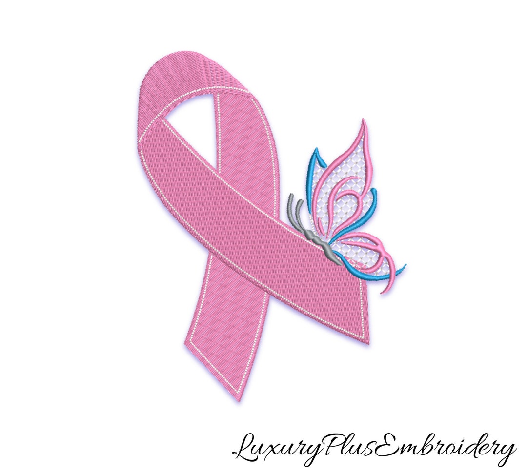 Breast Cancer Awareness Embroidery Machine Designs Instant Digital ...