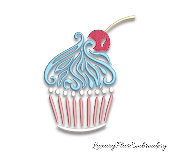 Cupcake Embroidery Machine Designs Pes Muffin Instant Digital | Etsy