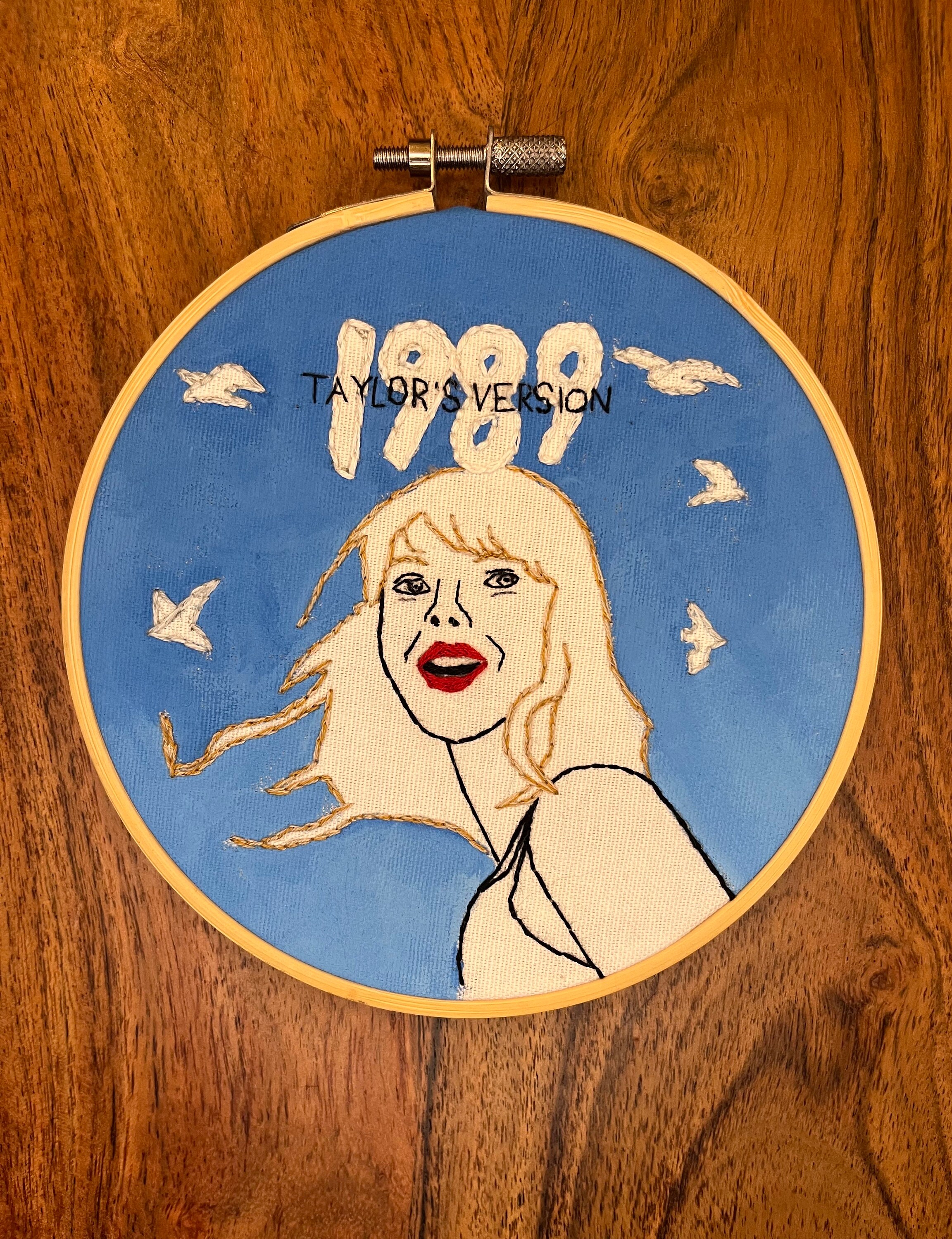 Taylor Swift 1989 Embroidery Album Cover Swiftie Hand Stitched ...