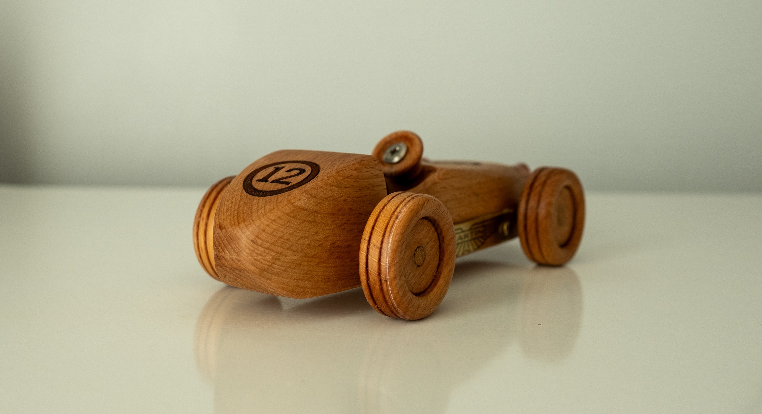 Race Car/ Wooden Car/ 1950's Race Car - Etsy