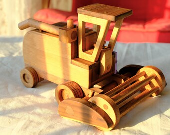Wooden Toy Combine - Etsy