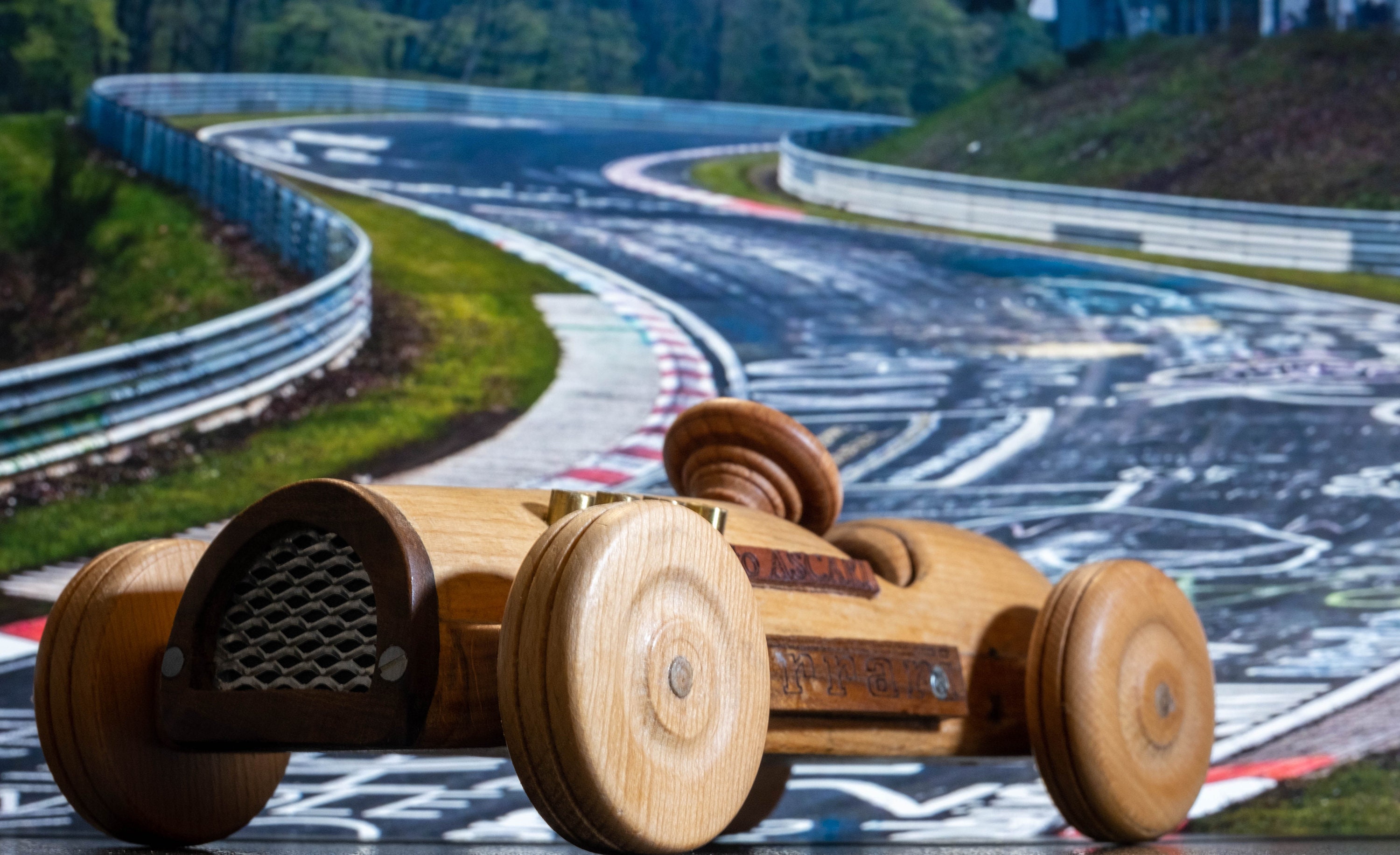 Race Car/ F1/ FERRARI/375/ Wooden Car/ 1950's Race Car - Etsy