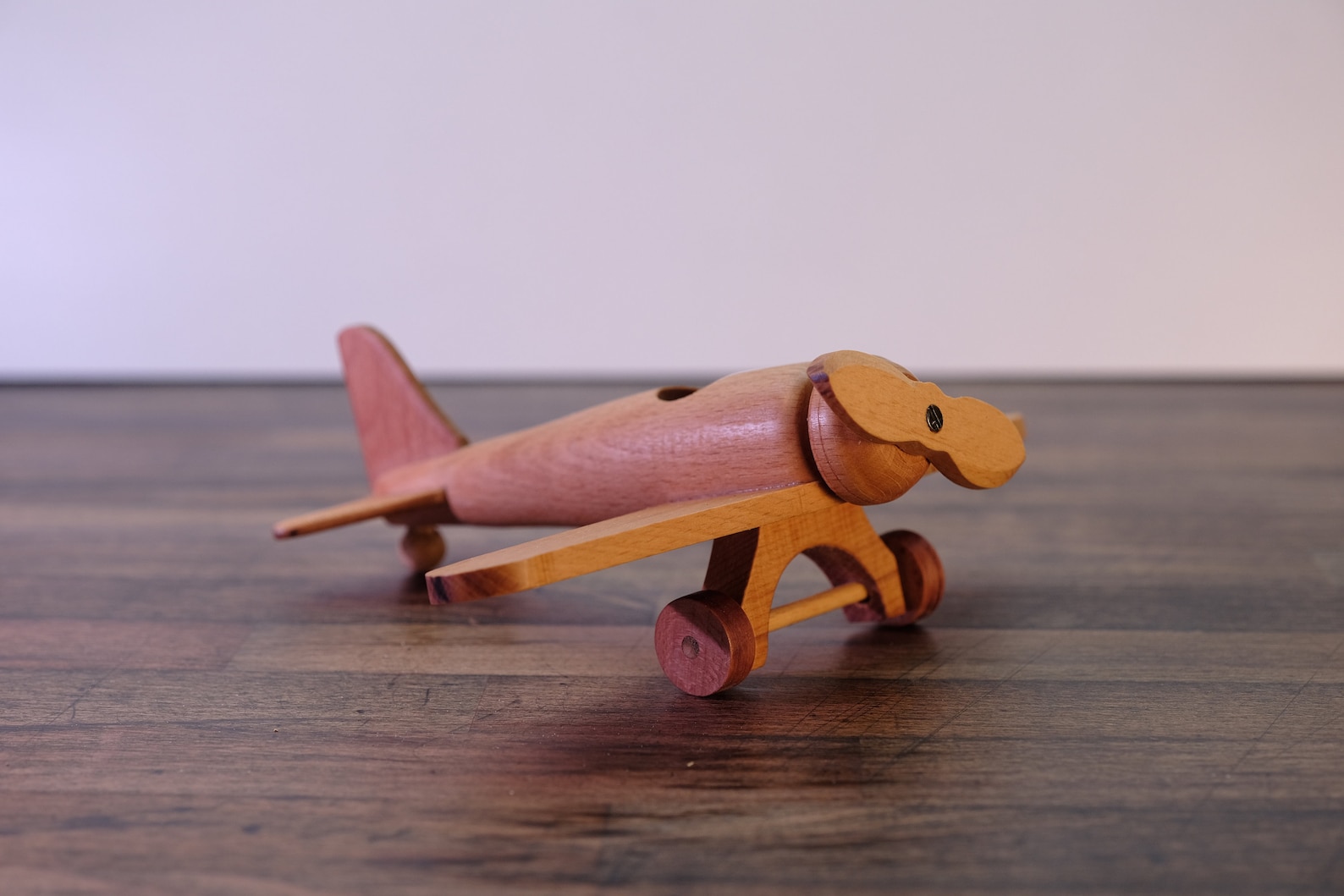 Wooden Plane Toy/ Handmade/ Oak/ Safely/ Finished With Linseed Oil - Etsy