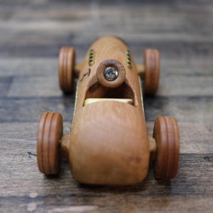 Handmade Wooden F1 Race Car – Vintage Ferrari 375 Toy. Personalized ...