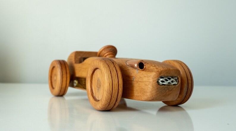 Race Car/ Wooden Car/ 1950's Race Car - Etsy