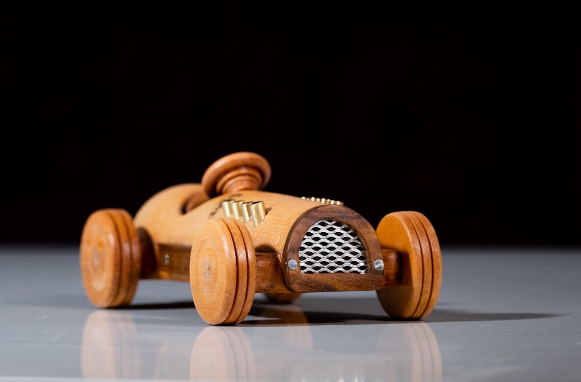 Race Car/ F1/ FERRARI/375/ Wooden Car/ 1950's Race Car - Etsy