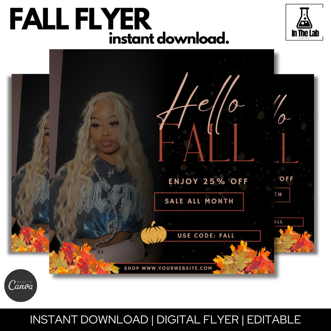 Instagram Social Media Flyer - Etsy