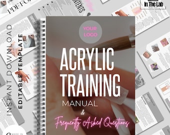 E-file Nails Training Manual, Manicure, Nails, Acrylic, Training Guide, Beauty Academy ...