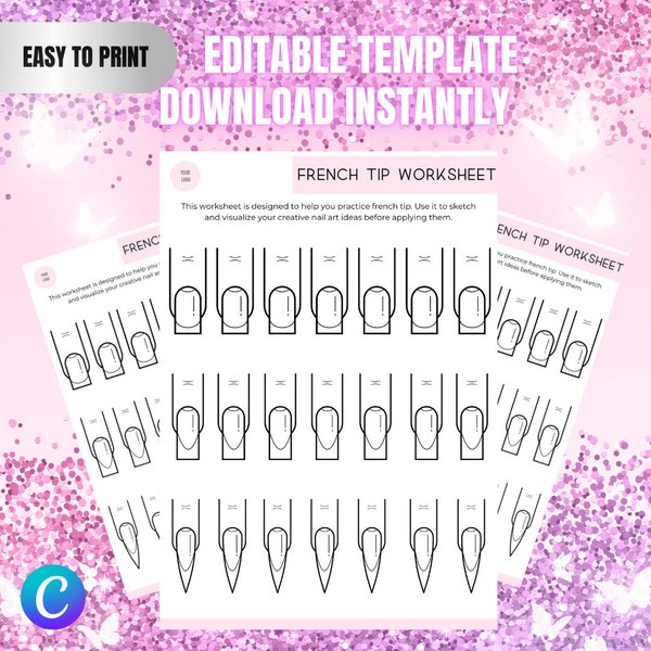 French Tip Nails - Etsy