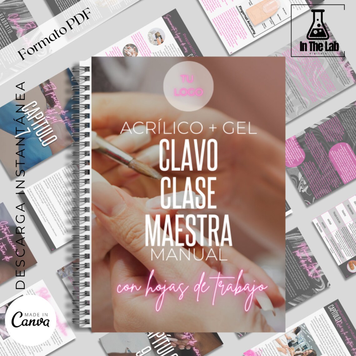 Acrylic Gel E-book Training Manual SPANISH - Etsy