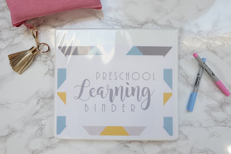 Preschool Learning Binder Pre K Learning Binder Toddler Busy - Etsy