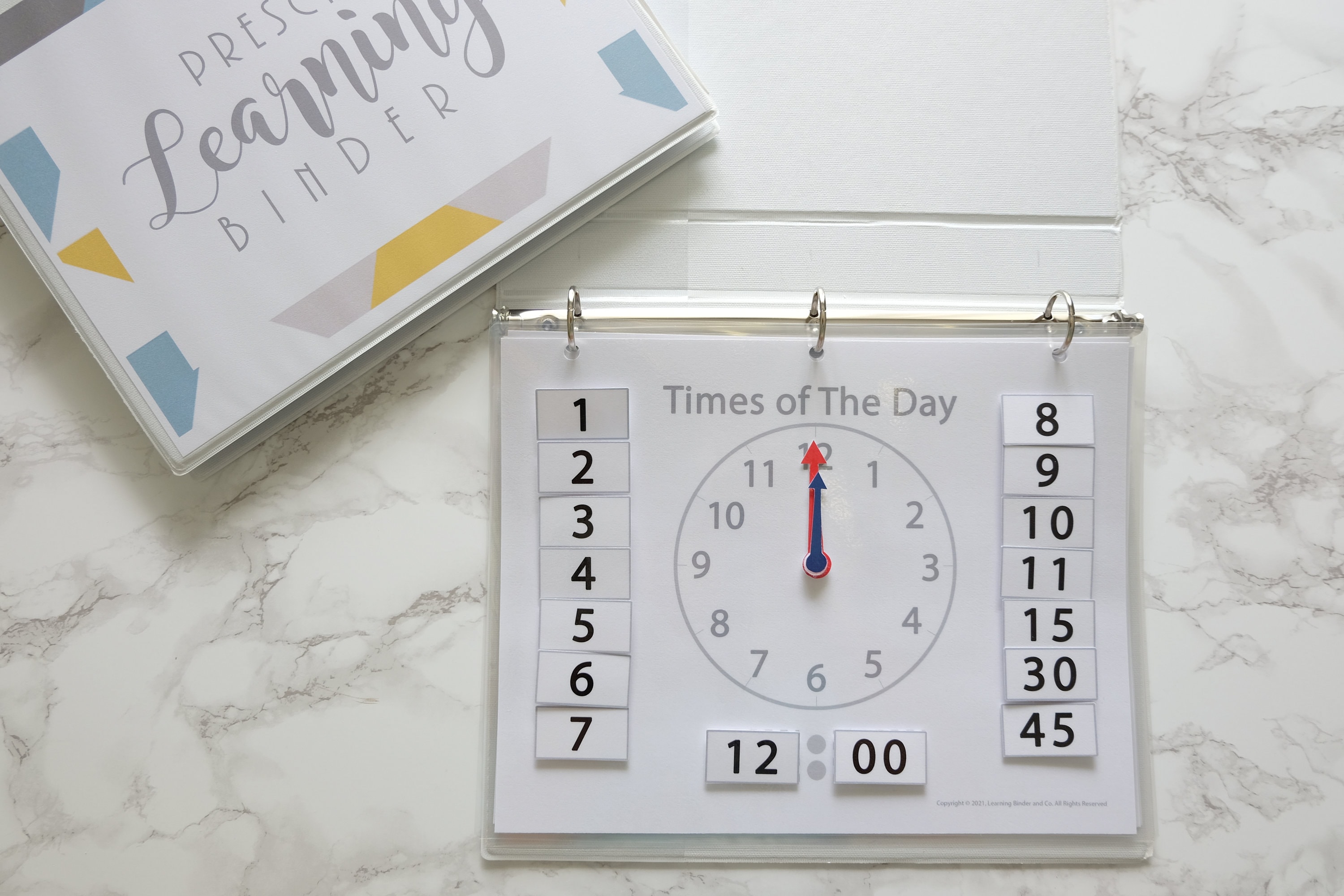 Preschool Learning Binder, Pre K Learning Binder, Toddler Busy Binder ...