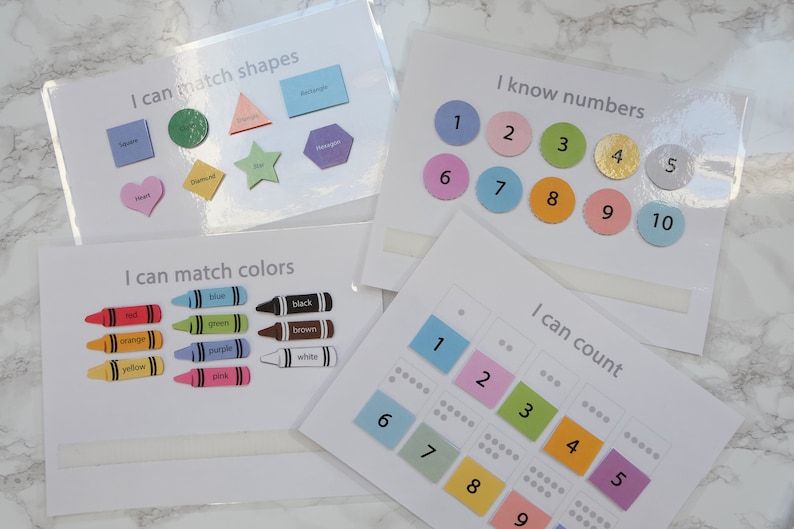 Preschool Learning Binder, Pre K Learning Binder, Toddler Busy Binder ...