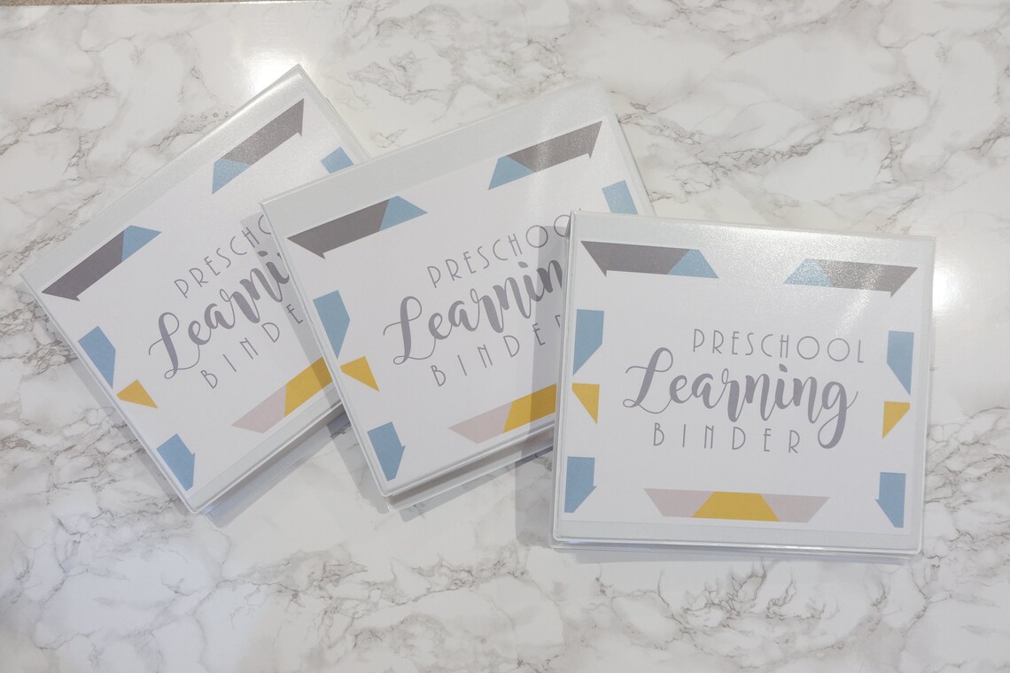 Preschool Learning Binder, Pre K Learning Binder, Toddler Busy Binder ...