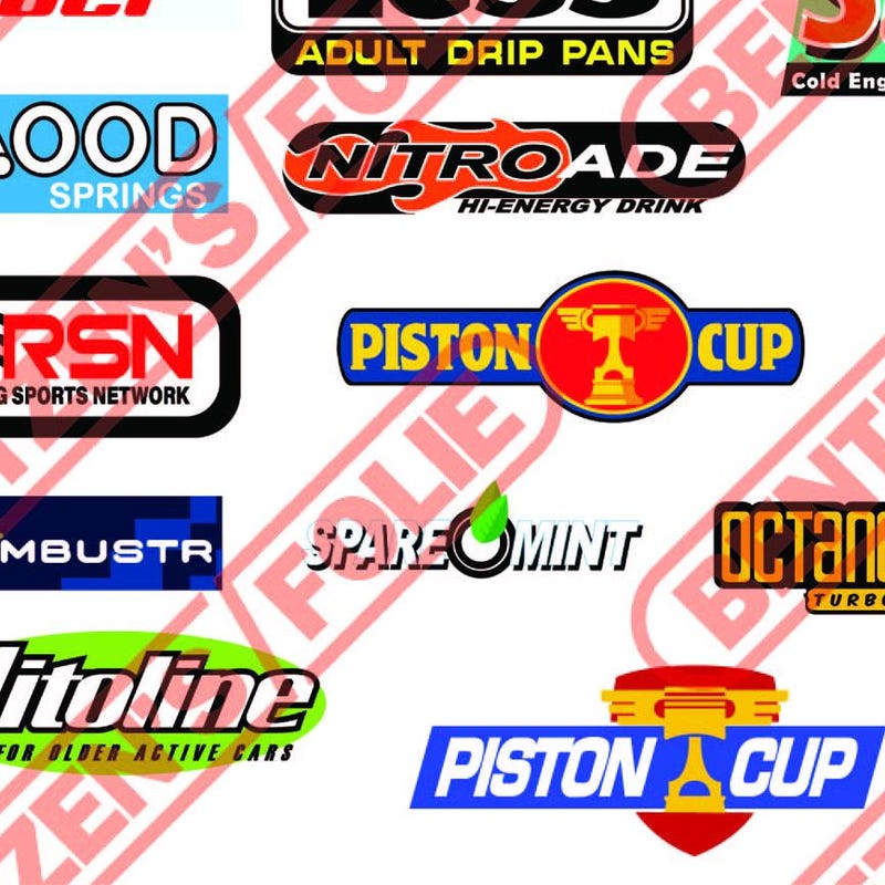 Cars Sponsor Svgs - Etsy