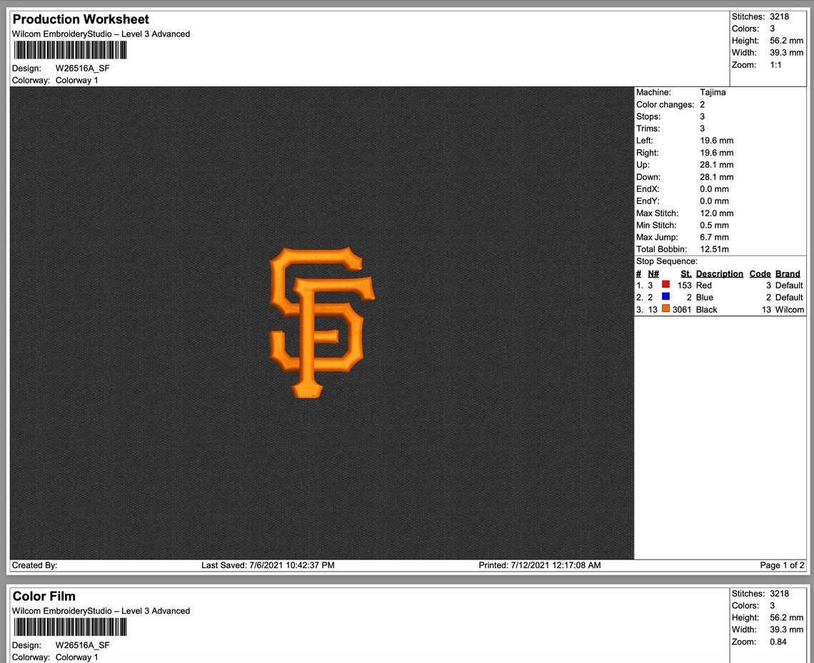 San Francisco Embroidery Design File - Etsy