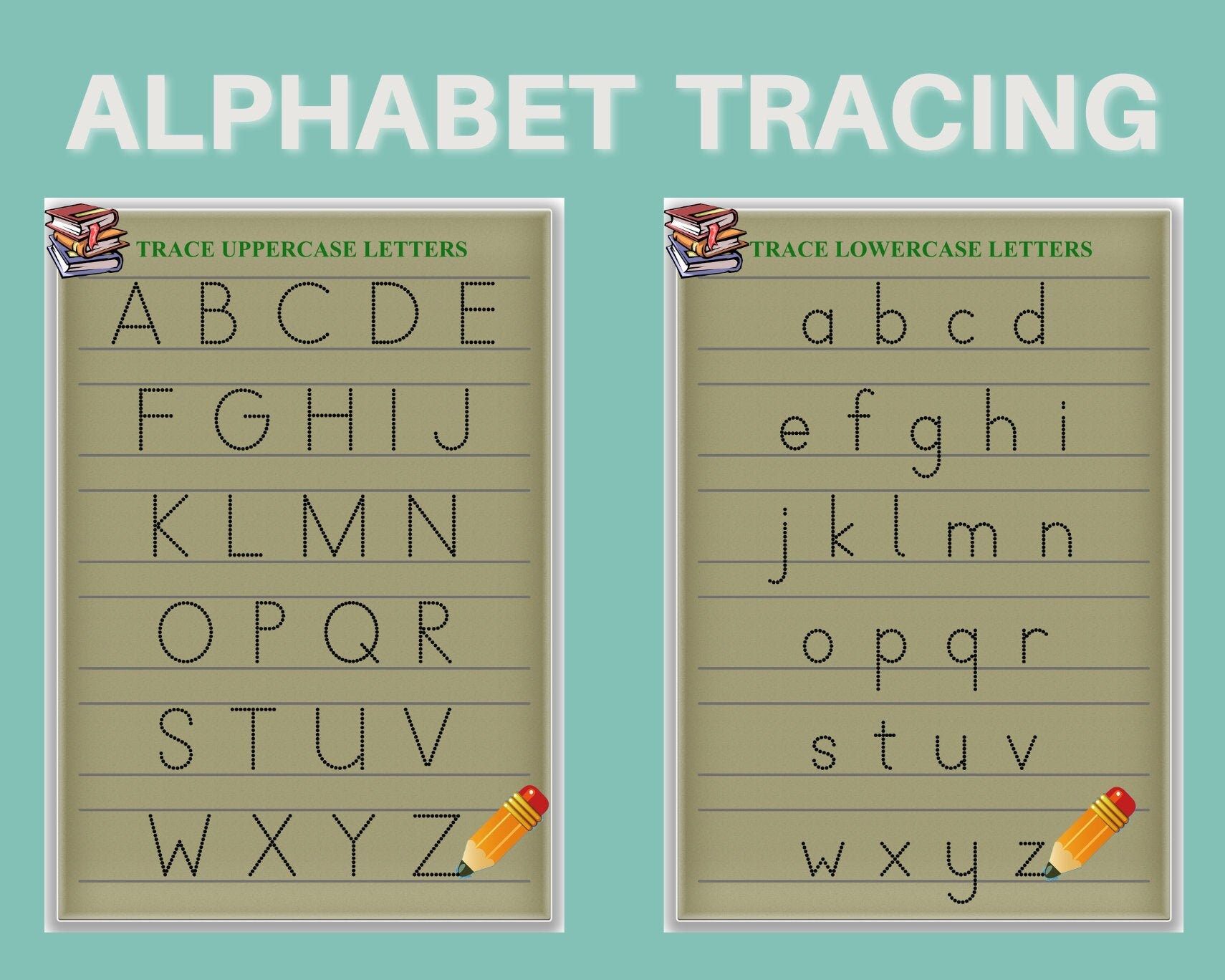 Tracing Alphabet Activities, Homeschool Worksheets, Alphabet Tracing ...