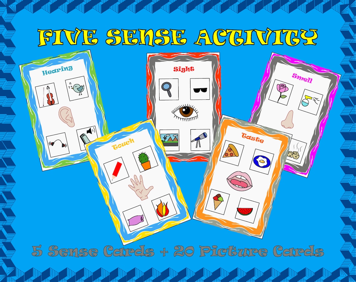 5 Senses Learning Activity, Five Senses Sorting Activity, Homeschool ...