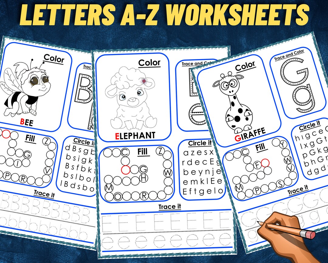 Alphabet Tracing for Kids, Tracing Alphabet Activities, Homeschool ...